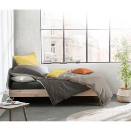 Fleuresse Wendebettw&auml;sche &raquo;Provence W&laquo; 2 Stk. 50% Baumwolle, 50% Leinen, in Gr. 135x200, 155x220, 200x200cm gelb Halbleinen, Obermaterial: 50% 