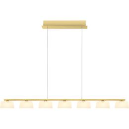 HELL h&ouml;llisch gutes Licht LED Pendelleuchte &raquo;VIEW&laquo; LED-Modul 1 Stk. Extra-Warmwei&szlig; Tastdimmer, Dim to warm, Stufenlos h&ouml;henverstellbar gold 7, 1 Stk.