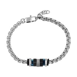 Tom Tailor Herren Tom Tailor Armband 22cm, Edelstahl Kautschuk