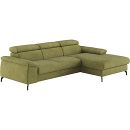 COTTA Ecksofa &raquo;Kitty L-Form, B: 242 cm&laquo; mit Kopfteilverstellung, optional Schlaffunktion & Bettkasten 94% POLYESTER (PES) 6%POLYAMID (PA) B/H/T: 244cm