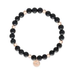 Tamaris Damen Armband &raquo;Schmuck Geschenk Edelstahl Armkette&laquo; mit verschiedenen Farbsteinen oder Glasperlen 18cm, Edelstahl