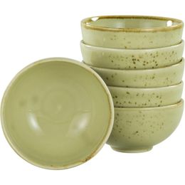 Creatable Dipschale &raquo;NATURE COLLECTION&laquo; 6 Stk. aus Steinzeug Snackschale, &Oslash; 11,5 cm beige Steinzeug &Oslash; 11,5cm
