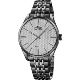 Lotus Herren Quarzuhr &raquo;Minimalist for him&laquo; Armbanduhr, Herrenuhr, Edelstahlarmband, analog Einheitsgr&ouml;&szlig;e