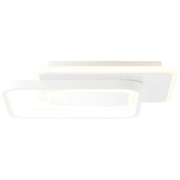 Brilliant Deckenleuchte &raquo;Geron&laquo; 1 Stk. Warmwei&szlig; Wand- und Deckenlampe 31x31cm wei&szlig; wei&szlig; 1, H: 6cm, 1 Stk.
