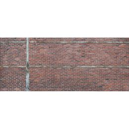 ARCHITECTS PAPER Fototapete &raquo;Brick Red&laquo; Vlies, Wand, Schr&auml;ge rosa Vlies B/L: 6m x 2,5m