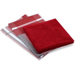 Ross Geschirrtuch &raquo;1663 3er-Set mit Banderole&laquo; aus feinster Baumwolle 100% Baumwolle 3, 100 % Baumwolle