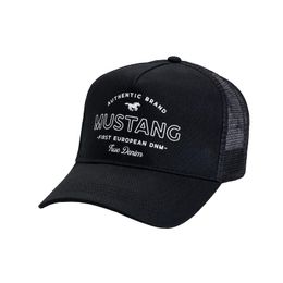 Mustang Unisex Mustang Baseball Cap &raquo;"Taylor"&laquo; 1 Stk. mit gerundetem Schirm, aus Baumwolle schwarz Einheitsgr&ouml;&szlig;e