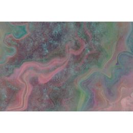 Livingwalls living walls Fototapete &raquo;Walls by Patel Marble 1&laquo; glatt Vlies, Wand, Schr&auml;ge blau Vlies B/L: 4m x 2,7m