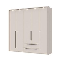 OTTO home Dreht&uuml;renschrank &raquo;Opera mit oder ohne Kranz inkl. LED-Bel.,B92,137,182 oder 227 cm&laquo; UV lackiert, Soft Close Funktion, H&ouml;henverstellbare F&uuml;&szlig;e