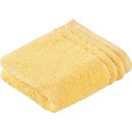 Vossen Gaestehandtuecher &raquo;Vienna Style Supersoft&laquo; im Set, supersoft Baumwolle gelb Walkfrottee, Baumwolle B/L: 30cmx50cm, 3 Stk., 3 G&auml;stehandt&uuml;cher (30x50cm)