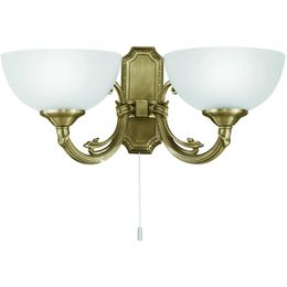 Eglo Wandleuchte &raquo;SAVOY Wandlampe - Metallguss - E14 - 2X40W - IP20&laquo; E14 1 Stk. Wandstrahler, Wandspot, Wohnzimmer, Flur, Schlafzimmer, L41xH16xAL21cm