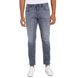 Tom Tailor Herren Tom Tailor 5-Pocket-Jeans &raquo;Josh&laquo; in Used-Waschung grau 30, L&auml;nge 30