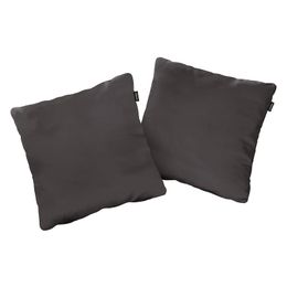 Creation BY ROLF BENZ Dekokissen &raquo;CR.480&laquo; wahlweise in Stoff oder Leder, in drei Gr&ouml;&szlig;en grau Leder B/L: 40cm x 40cm, 1 Stk.
