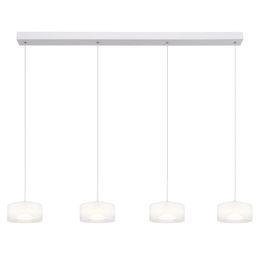 Globo LIGHTING LED Pendelleuchte &raquo;BELINDA&laquo; LED-Modul 1 Stk. Tageslichtwei&szlig; H&auml;ngelampe/H&auml;ngeleuchte/Wohnzimmer/Esstisch/elegant H: 150cm, 1 Stk.
