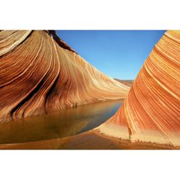 papermoon Fototapete &raquo;Wellen Pariah Canyon&laquo; bunt Vlies B/L: 3m x 2,2m, Rollen: 1