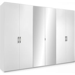 set one by Musterring Dreht&uuml;renschrank &raquo;Henderson&laquo; mit Spiegel, in 2 Breiten, inkl. Fachb&ouml;den und Kleiderstangen wei&szlig; Holzwerkstoff B/H/T: 301cm x 