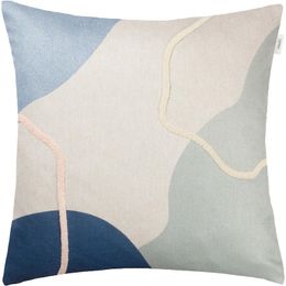 Esprit Dekokissen mit Boucl&eacute;-Applikation bunt Obermaterial: 100% Polyester B/L: 45cm x 45cm, 1 Stk.