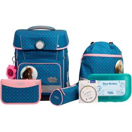 School-Mood Damen School-Mood Schulranzen &raquo;Champion Maxx Pro&laquo; retroreflektierende Fl&auml;chen blau B/H/T: 30cm x 40cm x 23cm