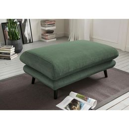 Home Affaire Polsterhocker &raquo;Lazio&laquo; passende Polsterecke erh&auml;ltlich gr&uuml;n 100% Polyester B/H/T: 116cm x 47cm x 77cm, Velours