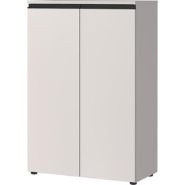 Germania Aktenschrank &raquo;Lemont&laquo; 2-t&uuml;riger Mehrzweckschrank wahlweise mit Schublade braun Holzwerkstoff Kaschmir, B/H/T: 81cm x 120cm x 40cm, T&uuml;ren: 2 