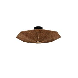 GOOD&MOJO Deckenleuchte &raquo;Panama&laquo; E27 Warmwei&szlig; braun 1, &Oslash; 65cm H: 7cm