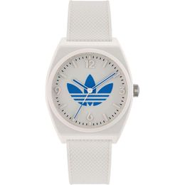 adidas originals Herren adidas originals Quarzuhr &raquo;PROJECT TWO&laquo; Armbanduhr, Damenuhr, Herrenuhr, unisex, analog wei&szlig; Einheitsgr&ouml;&szlig;e