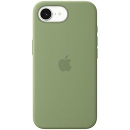 Smartphone-H&uuml;lle &raquo;iPhone 17e Silikon Case mit MagSafe&laquo; Smartphones 15,5 cm (6,1 Zoll) gr&uuml;n Mikrofaser, Silikon Wie jedes von Apple entwickelte Case 