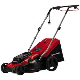Einhell Elektrorasenm&auml;her &raquo;GC-EM 1600/37&laquo; 1600 W rot Highwheeler mit rasenschonenden gro&szlig;fl&auml;chigen R&auml;dern