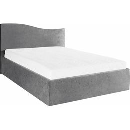 Westfalia Schlafkomfort Polsterbett inkl. Bettkasten bei Ausf&uuml;hrung mit Matratze grau Bezug Bett: wahlweise Kunstleder oder Microfaser (100% Polyester);Bonnell-