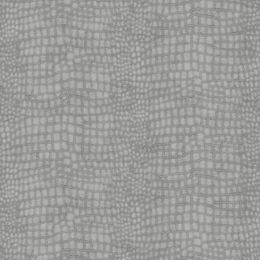 Art for the home Vliestapete &raquo;Krokodil&laquo; Antiklederoptik gepr&auml;gt Grau - 10m x 52cm grau Vlies B/L: 0,53m x 10m