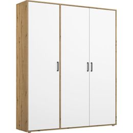 Rauch Kleiderschrank &raquo;VOYAGER Garderobe W&auml;scheschrank Schlafzimmer&laquo; in 3 verschiedenen Ausstattungen BASIC/CLASSIC/PREMIUM, mit 2 modernen 