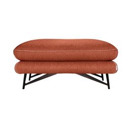 Calia italia Hocker &raquo;Cezanne bequem und elegant, B/T 90/70cm, hochwertiger Designfu&szlig;&laquo; rot B/H/T: 90cm x 90cm x 70cm, Struktur (100% Polyester)