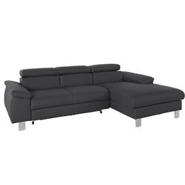 COTTA Ecksofa &raquo;Komaris L-Form,B:244cm, inkl. Kopfteilverstellung, Wellenunterfederung&laquo; optional mit Schlaffunktion und Bettkasten, plus opt. LED 