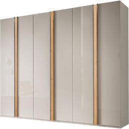 Wiemann Kleiderschrank &raquo;Lagos&laquo; in 4 Breiten und mit 3 verschiedenen Ausstattungspaketen erh&auml;ltlich, inkl. T&uuml;rend&auml;mpfung beige Floatglas, Holzwerkstoff