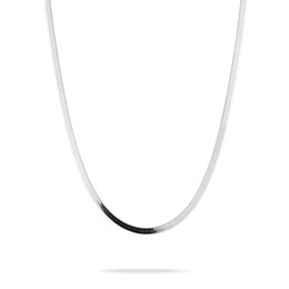 Liebeskind Berlin Damen Kette ohne Anh&auml;nger &raquo;Schmuck Geschenk Edelstahl Halskette The Long Sleek&laquo; silber Edelstahl, L: 45 B: 3mm