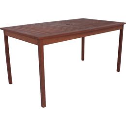 Garden Pleasure Gartentisch &raquo;MADISON&laquo; braun B/H/T: 90cm x 74cm x 150cm
