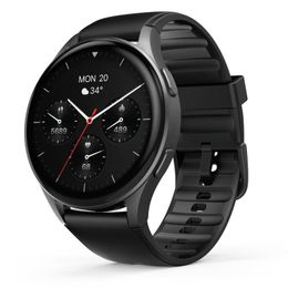 Hama Damen Smartwatch &raquo;Smartwatch 8900 (Telefonfunktion, GPS, wasserdicht IP68, Herzfrequenz)&laquo;(/ 1,43 &prime;&prime;) grau 1,43 &prime;&prime;