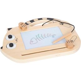 Small Foot Zaubertafel &raquo;Katze&laquo; magnetisch, mit Tragegriff beige Gummi, Holzwerkstoff B/H/L: 29cm x 3cm