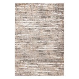 Kayoom Teppich &raquo;Catcher 625&laquo; rechteckig 11 mm H&ouml;he Kurzflor, Wohnzimmer beige Polyester B : 120cm 1 Stk., 11mm, L: 170cm