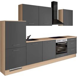 IMPULS K&Uuml;CHEN K&uuml;chenzeile &raquo;"Kopenhagen", Ausrichtung w&auml;hlbar, Schubk&auml;sten mit Soft-Close&laquo; Set, vormontiert, wahlweise mit E-Ger&auml;ten, Breite 300 cm 