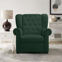 Home Affaire Relaxsessel &raquo;Lillyse&laquo; 1 Stk. tlg. Drehbar und mit Schaukelfunktion gr&uuml;n 100% Polyester Veloursstoff, Drehfunktion Integrierte Fu&szlig;st&uuml;tze 