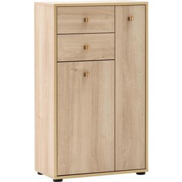 Schildmeyer Highboard &raquo;Flora, Highboard, Made in Germany, B: 60 cm&laquo; 1 Stk. tlg. Solide Verarbeitung - Dieses Produkt ist in Deutschland gefertigt B/H/T: 60,2cm x 