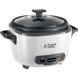 Russell Hobbs Reiskocher &raquo;Maxi 27040-56&laquo; medium, 2l, inkl. Dampfgarer-Einsatz, Warmhaltefunktion wei&szlig; Einheitsgr&ouml;&szlig;e