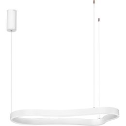 NOVA LUCE Pendelleuchte &raquo;DUSSA&laquo; LED-Modul 1 Stk. Warmwei&szlig; wei&szlig; 1, H: 150cm, 1 Stk.