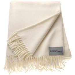 Sch&ouml;ner Wohnen Kollektion SCH&Ouml;NER WOHNEN-Kollektion Wohndecke &raquo;Basics&laquo; mit Fransen, Kuscheldecke beige Baumwolle, Polyacryl B/L: 140cm x 200cm
