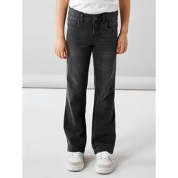name it M&auml;dchen Bootcut-Jeans &raquo;NKFPOLLY SKINNY BOOT JEANS 1142-AU NOOS&laquo; mit Stretch blau 164, N-Gr