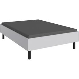 wimex Bett &raquo;Easy, gro&szlig;e Auswahl an Gr&ouml;&szlig;en und Farben, auch in Komforth&ouml;he&laquo; Made in Germany, ohne Kopfteil, ideal unter Dachschr&auml;gen oder Fenster wei&szlig; 