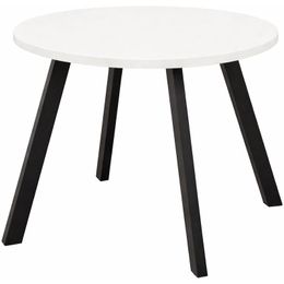 M&auml;usbacher Bistrotisch &raquo;Big Bistro Metall&laquo; Runde Platte &Oslash; 70 cm H 75 cm schwarz-wei&szlig; B/H/T: 75cm