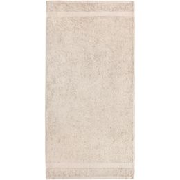 Dyckhoff Handtuch &raquo;Planet&laquo; beige Walkfrottier, Obermaterial: 100% Baumwolle B/L: 50cmx100cm, 1 Stk., Walkfrottier