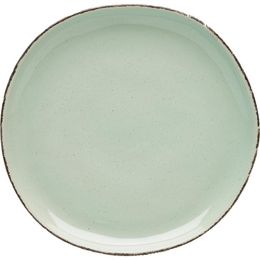 Van Well Dessertteller &raquo;Urban, Teller 20 cm, 6 St&uuml;ck&laquo; Teller Set, sp&uuml;lmaschinen- und mikrowellengeeignet gr&uuml;n Steinzeug 20cm